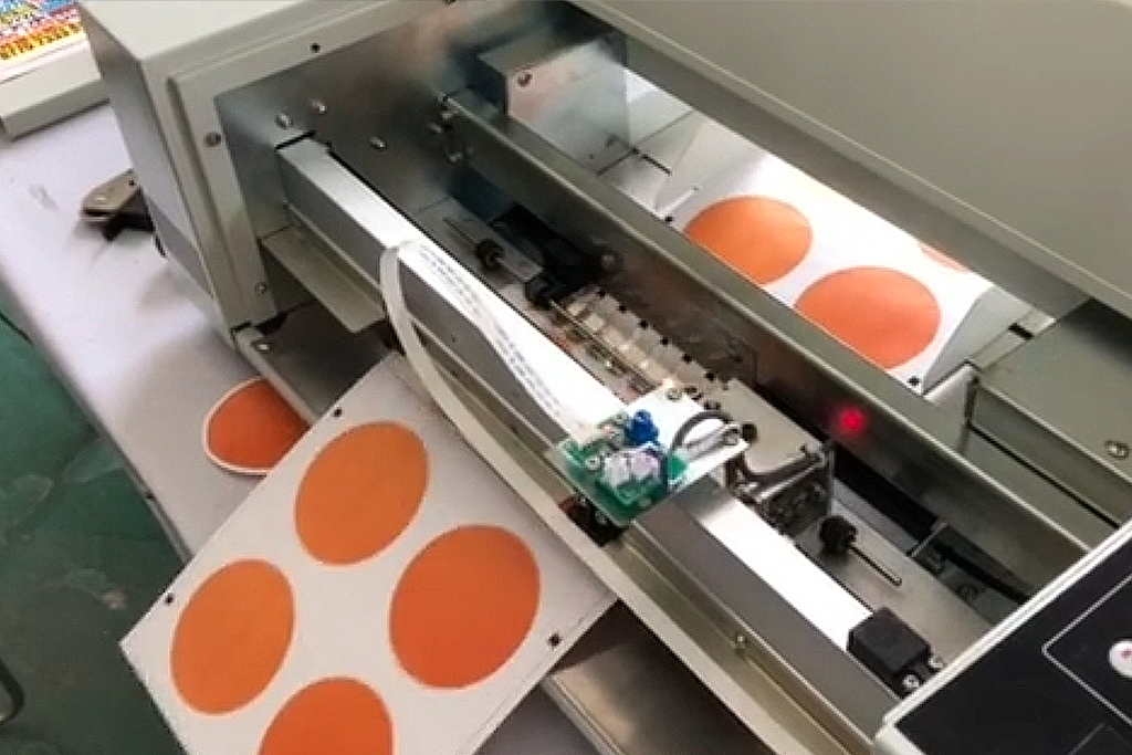 MOMO Auto sheet feed label cutter full cutting & half cutting ...