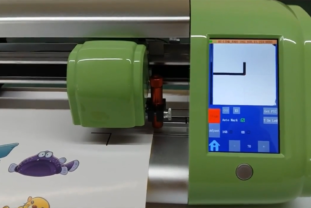 How To Set Coutour Cut On Flexi Software And Momo Plotter Cutter Machine Mo Mo Cc